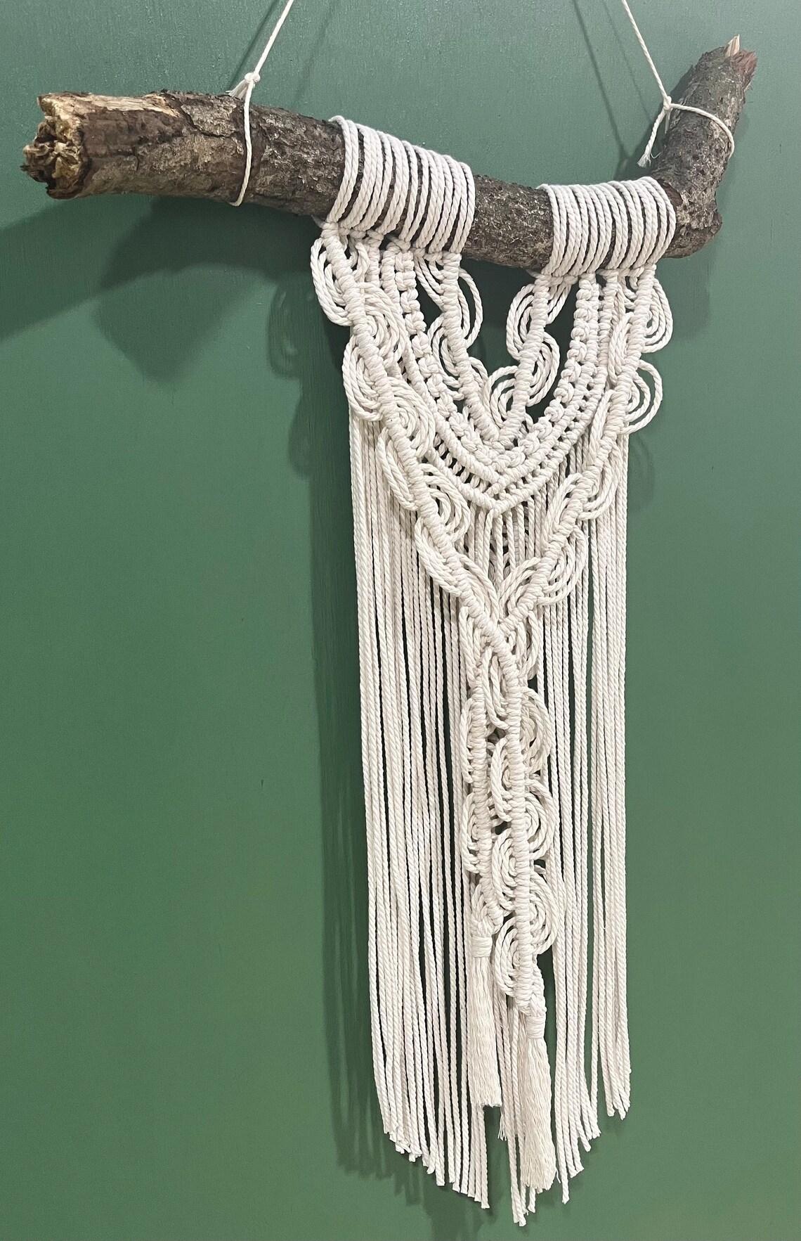 Wave Pattern Layered Macrame Wall Hanging - Etsy