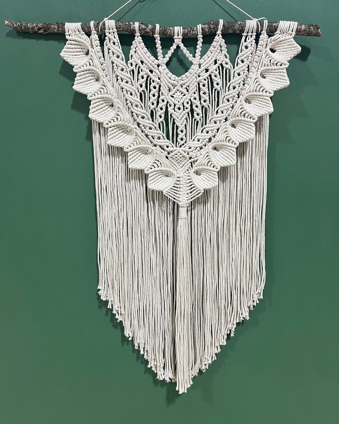 Layered Macrame Wall Hanging - Etsy