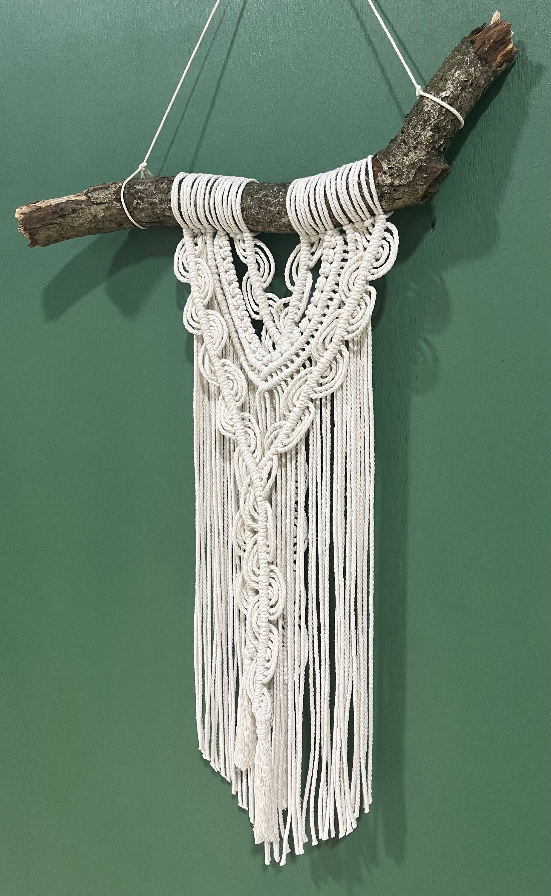 Wave Pattern Layered Macrame Wall Hanging - Etsy