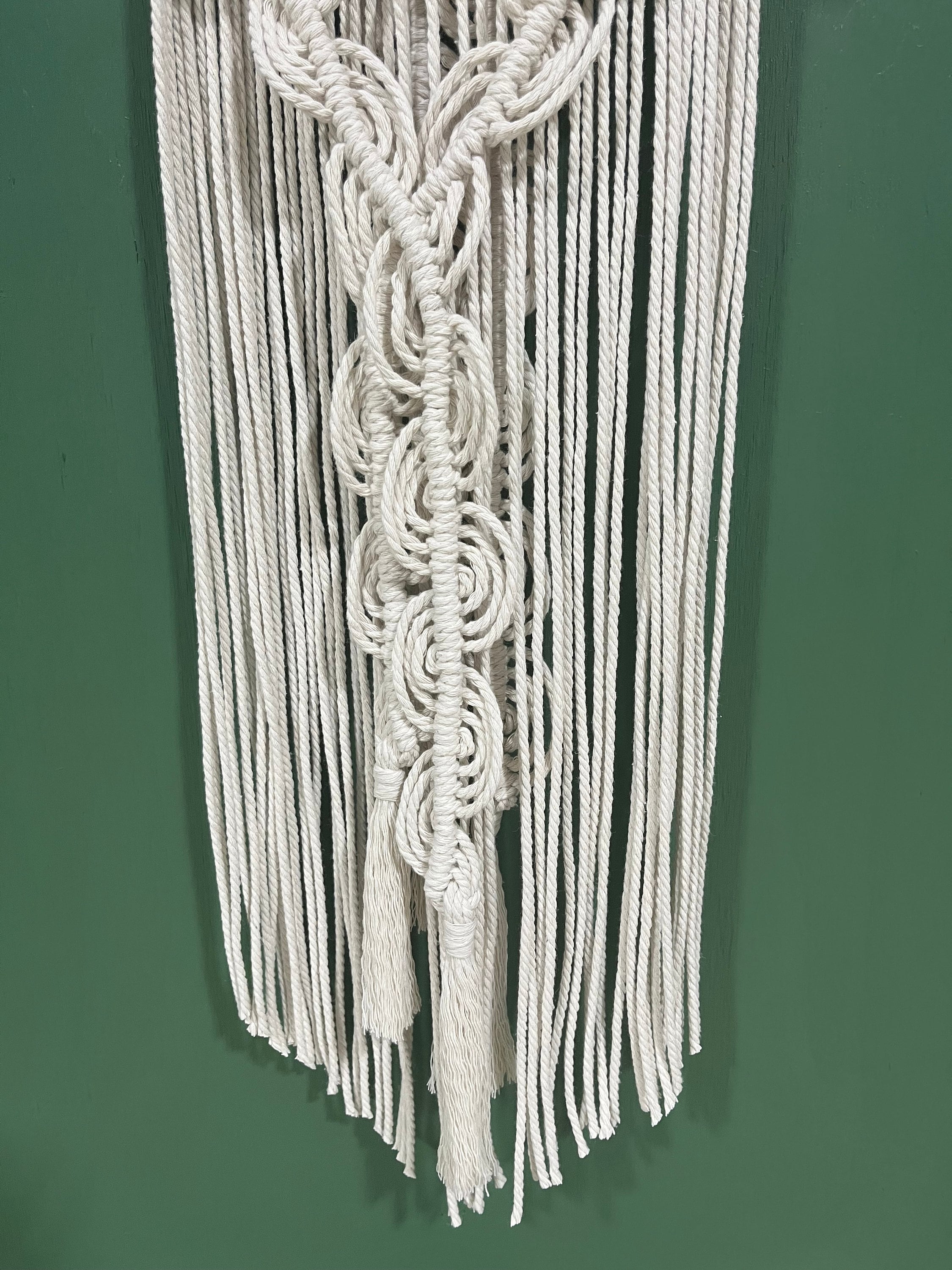 Wave Pattern Layered Macrame Wall Hanging - Etsy