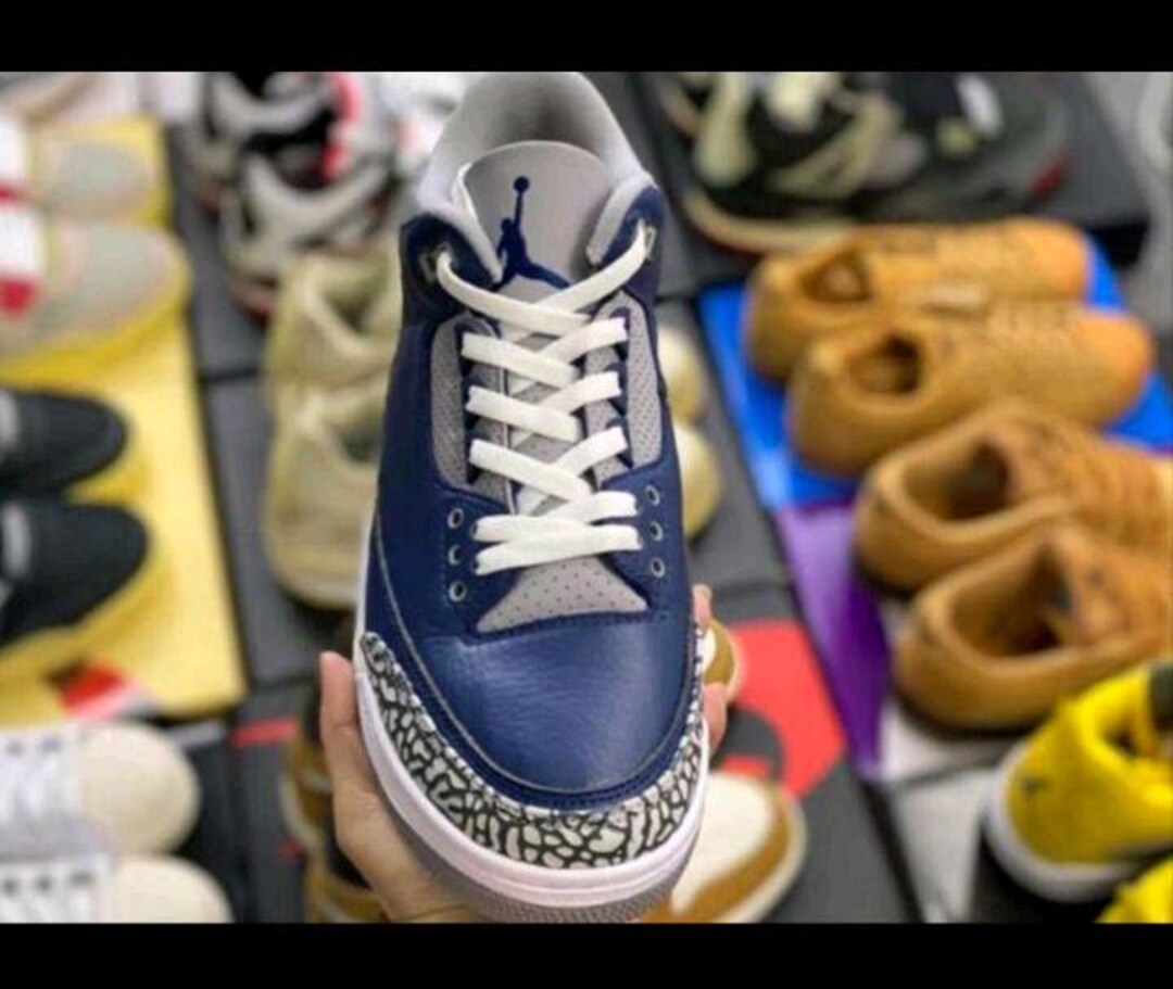 Georgetown Retro Threes 2021 Basketball Shoes for Men Shoes for Women ...