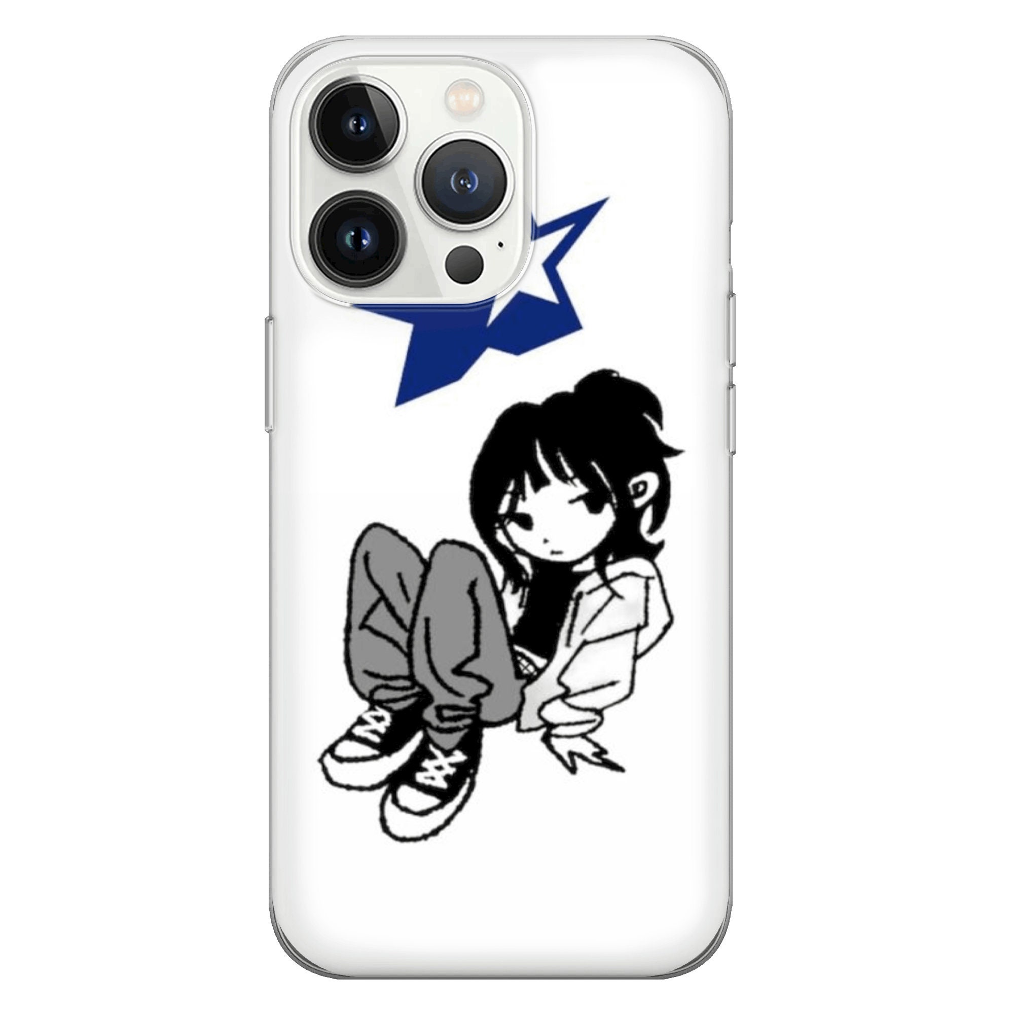 Y2k Star Girl Case, Aesthetic Cover, Preppy and Cute Aesthetic, iPhone ...