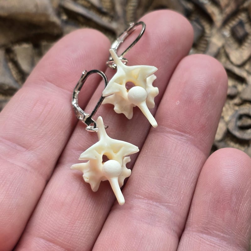Bone Earrings - Etsy