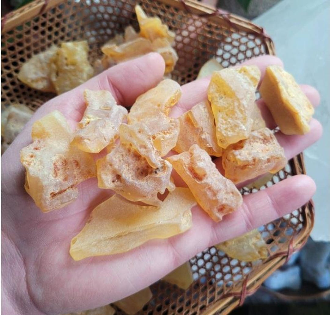 Raw Colombian Copal Amber Crystal: Solar Plexus Chakra Healing Stone - Etsy