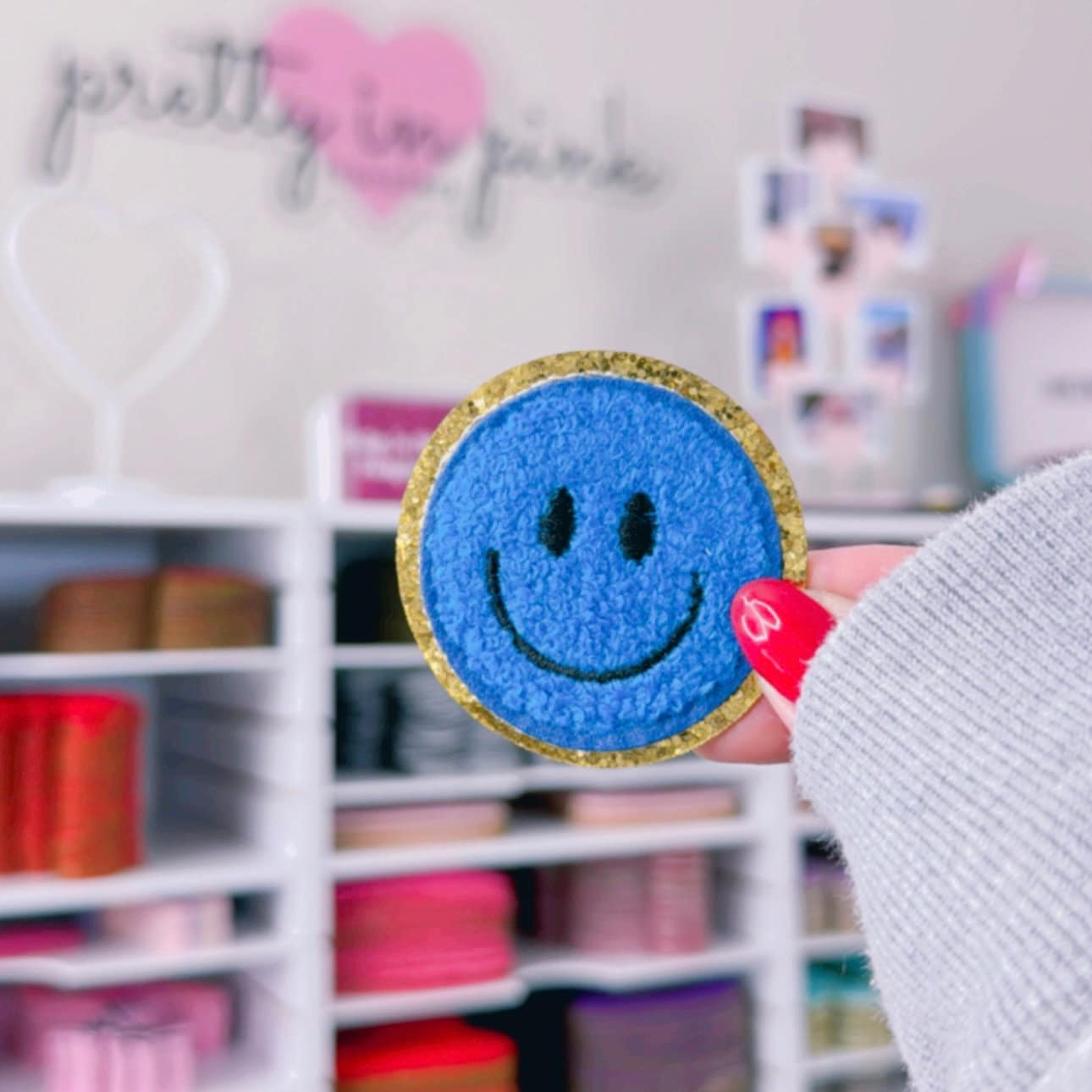 Smiley Face Patch, Small Hat Patches, Iron on Patch, Trucker Hat Patch ...