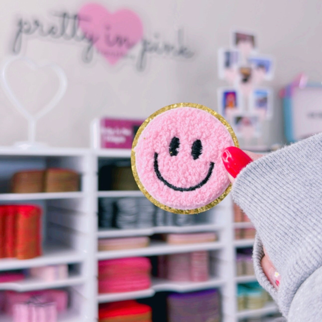 Smiley Face Patch, Small Hat Patches, Iron on Patch, Trucker Hat Patch ...