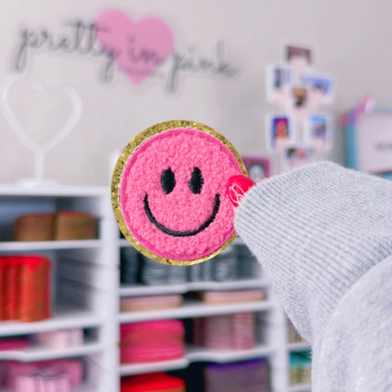 Smiley Face Patch, Small Hat Patches, Iron on Patch, Trucker Hat Patch ...