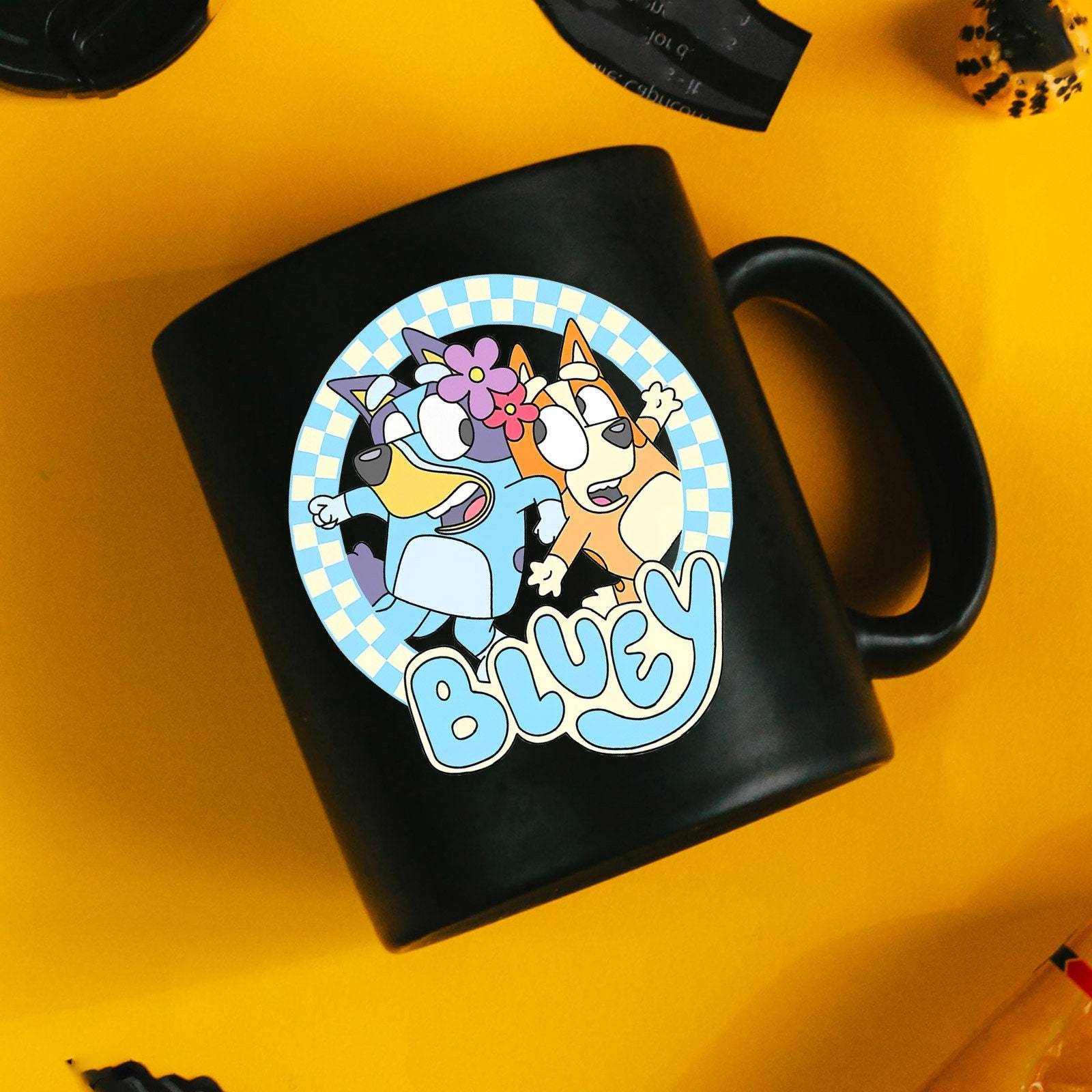 Bluey and Bingo Mug, Bluey Mug, Bluey Chilli Heeler Mug, Funny Bluey ...