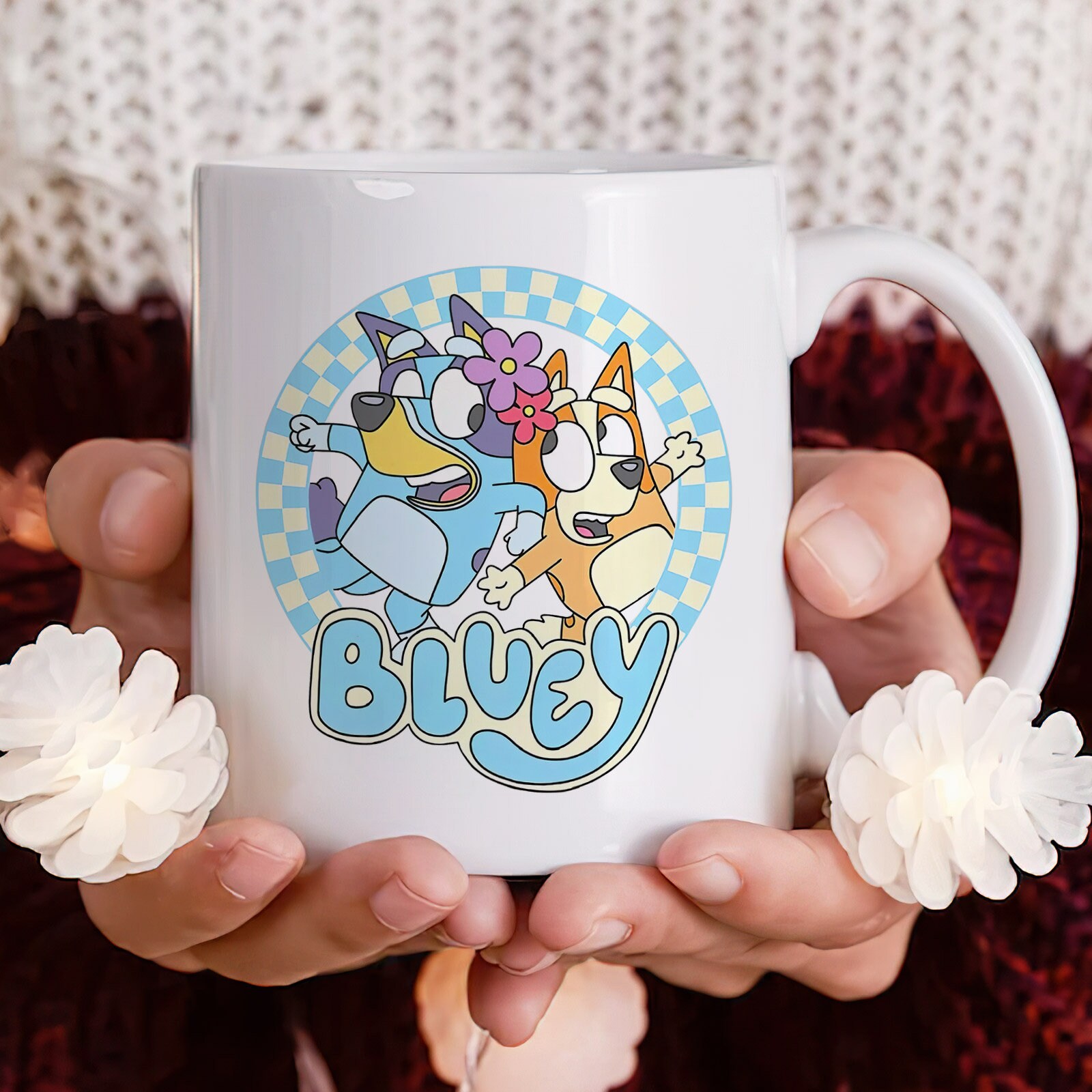 Bluey and Bingo Mug, Bluey Mug, Bluey Chilli Heeler Mug, Funny Bluey ...