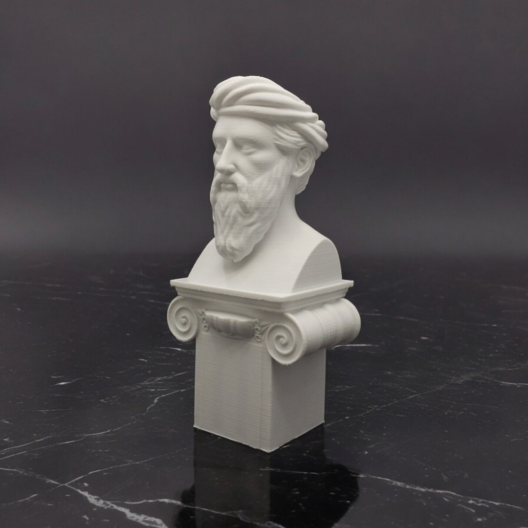 Pythagoras of Samos Statue, Decorative Pythagoras Statue, Greek Thinker ...