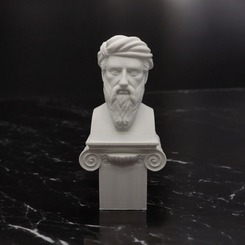 Pythagoras of Samos Statue, Decorative Pythagoras Statue, Greek Thinker ...