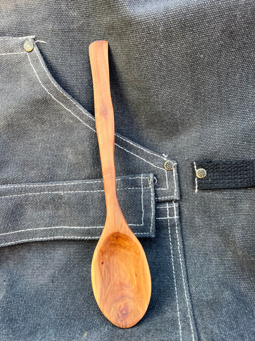 Apple Wood Table Spoon - Etsy