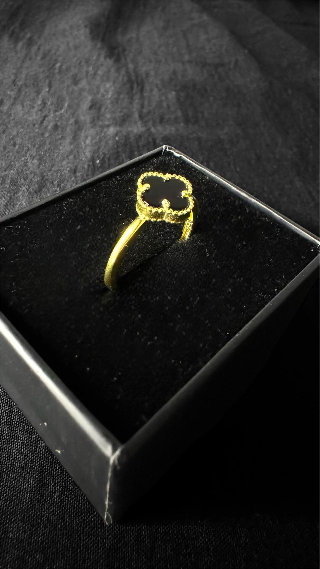 925 Sterling Silver Van Model Women's Ring,women 925 Silver Cleef Ring ...