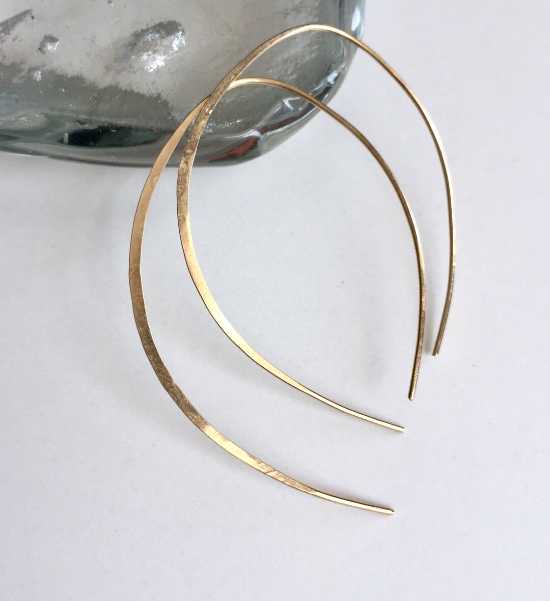 Modern Open Hoops - Etsy