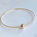 Modern Gold Ball Bangle - Etsy