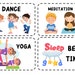 DAILY ROUTINE CHART, Visual Schedule Toddler Kids Routine Chart ...
