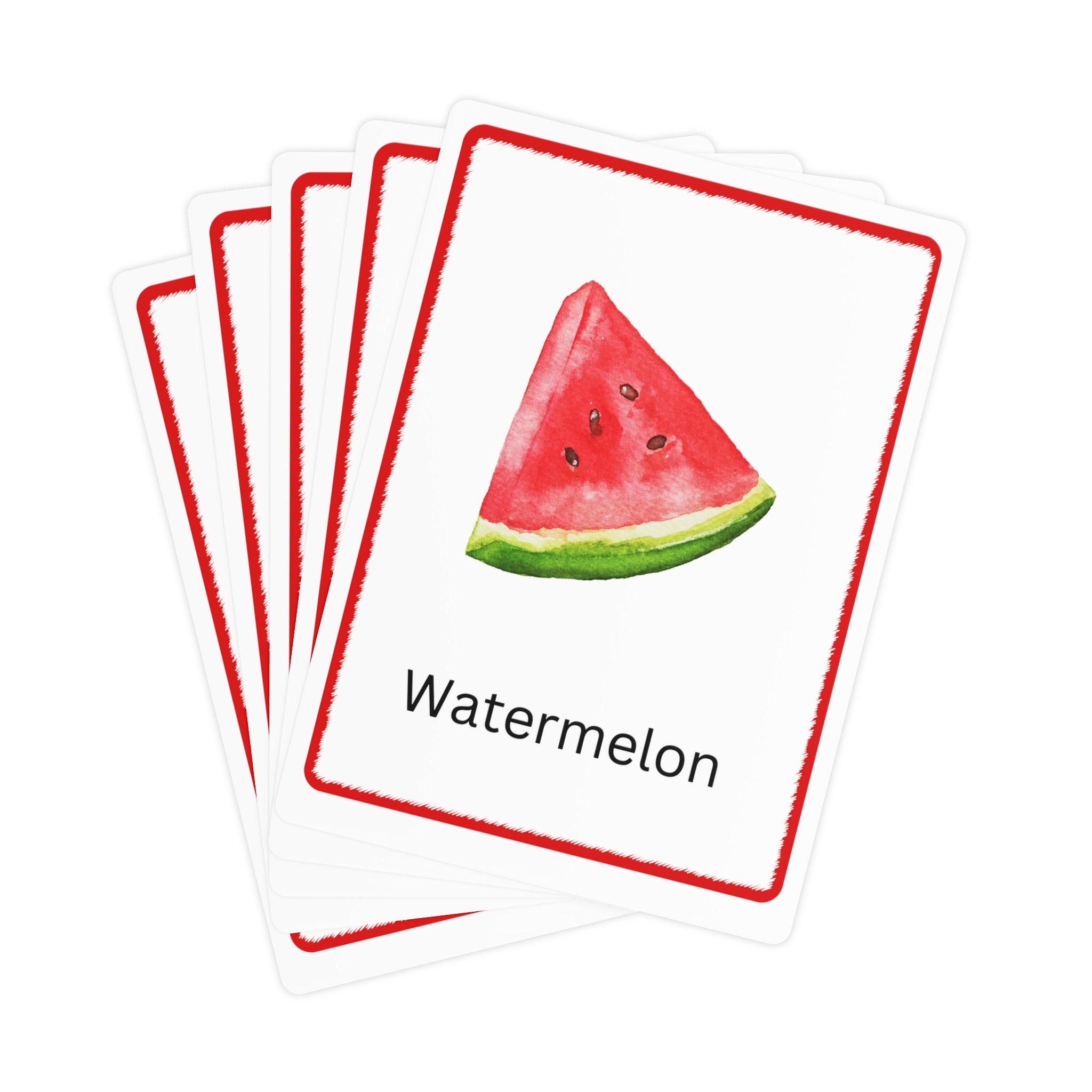 50 Fruits Cards, Fruits Flashcards, Printable Real Pictures Flashcards ...