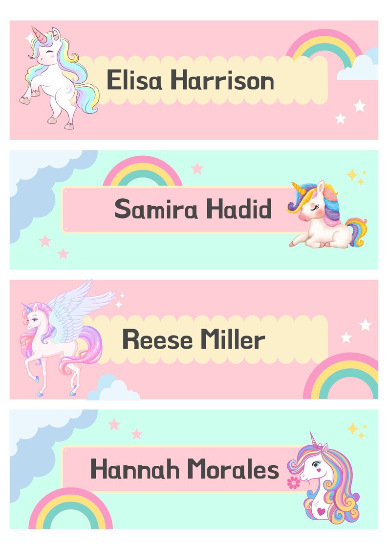 Customised Student Labels, Classroom Labels, Name Tags,back to School ...