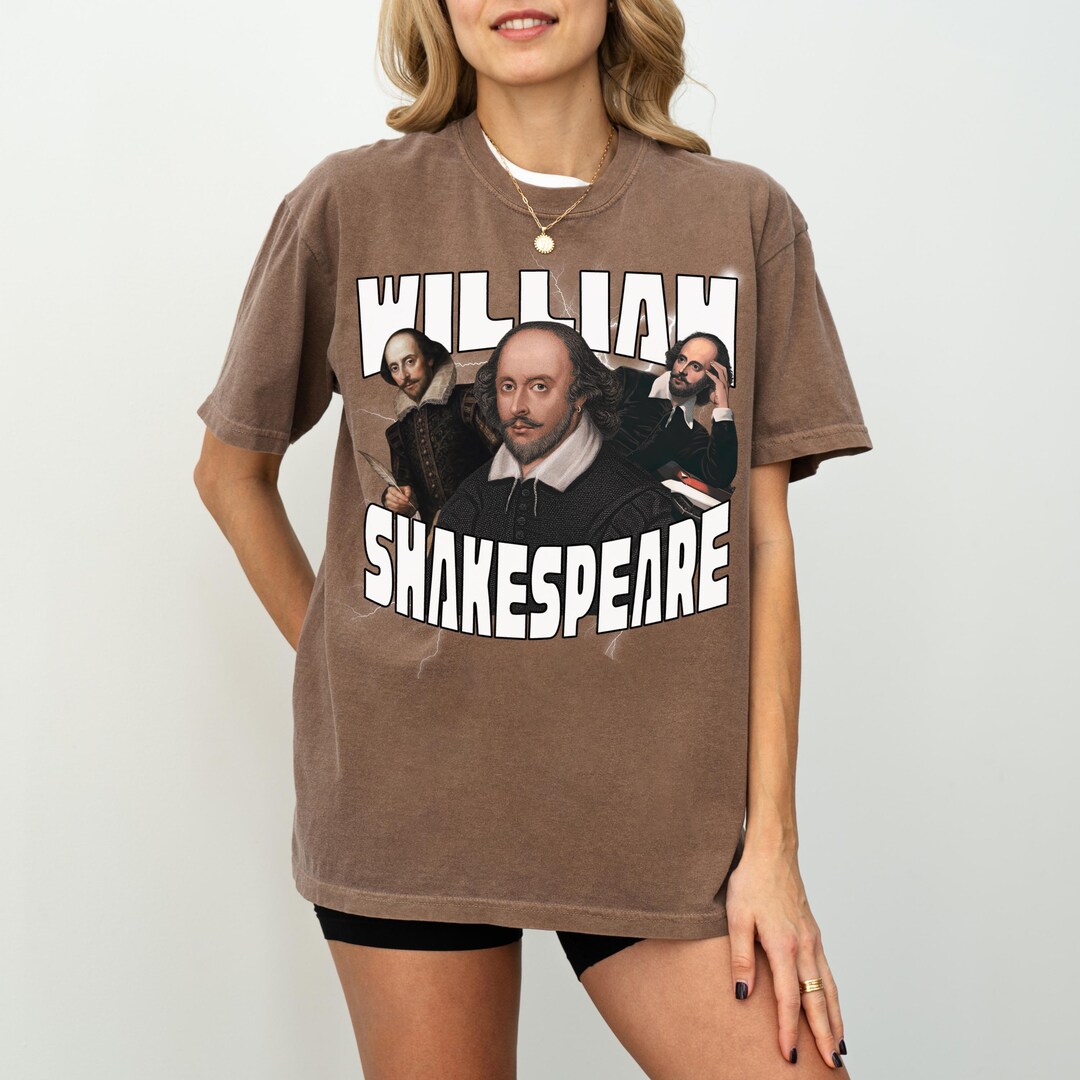 Retro William Shakespeare Shirt-shakespeare Crewneck,william ...