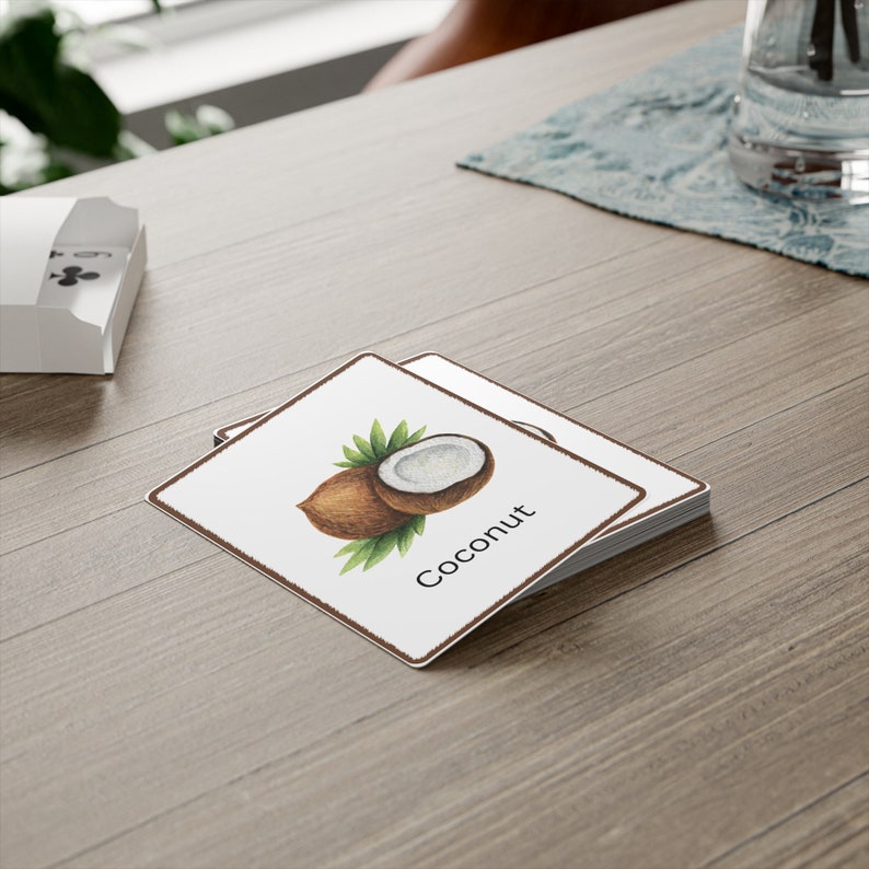 50 Fruits Cards, Fruits Flashcards, Printable Real Pictures Flashcards ...