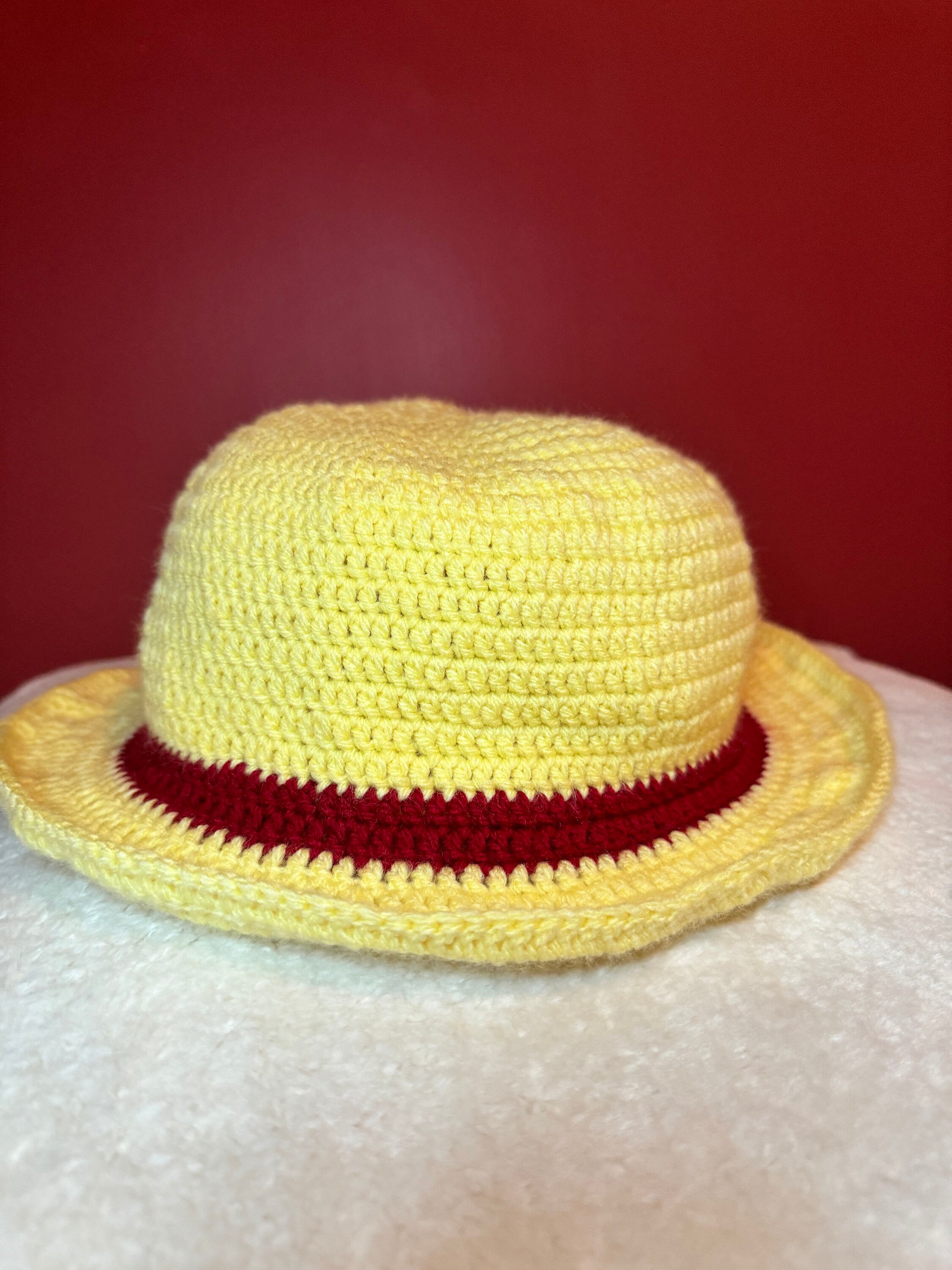 Handmade Monkey D Luffy Hat Crochet With Free Luffy Hat Keychain - Etsy