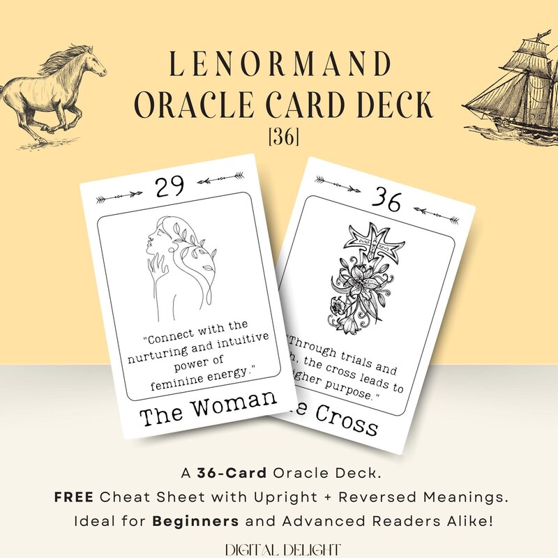 Cartomancy Deck - Etsy