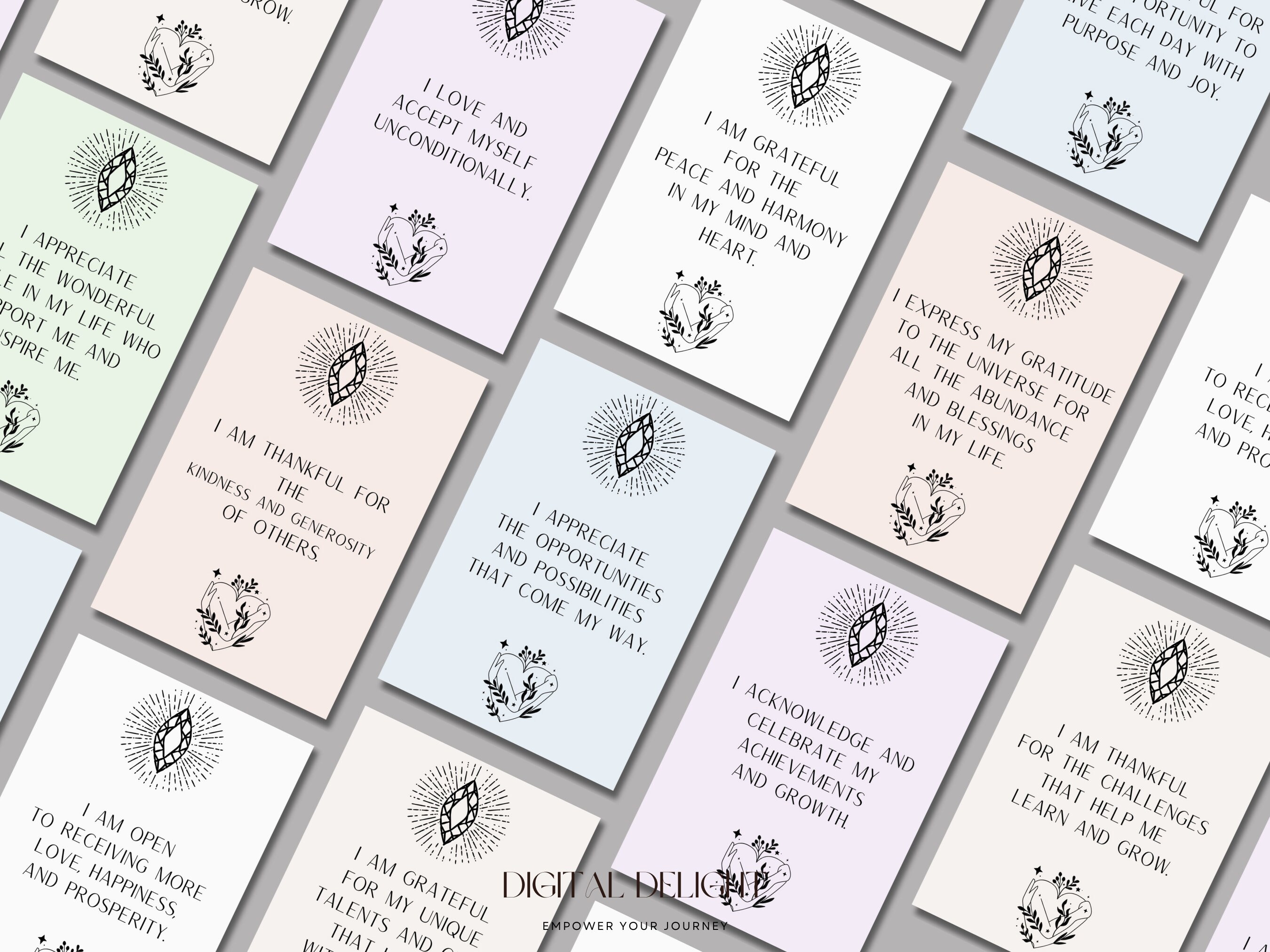 Gratitude Daily Affirmations for Abundant Living Self-discovery ...