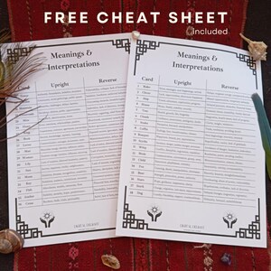 Lenormand Oracle Deck (36 Cards) | Free Upright & Reversed Meanings ...