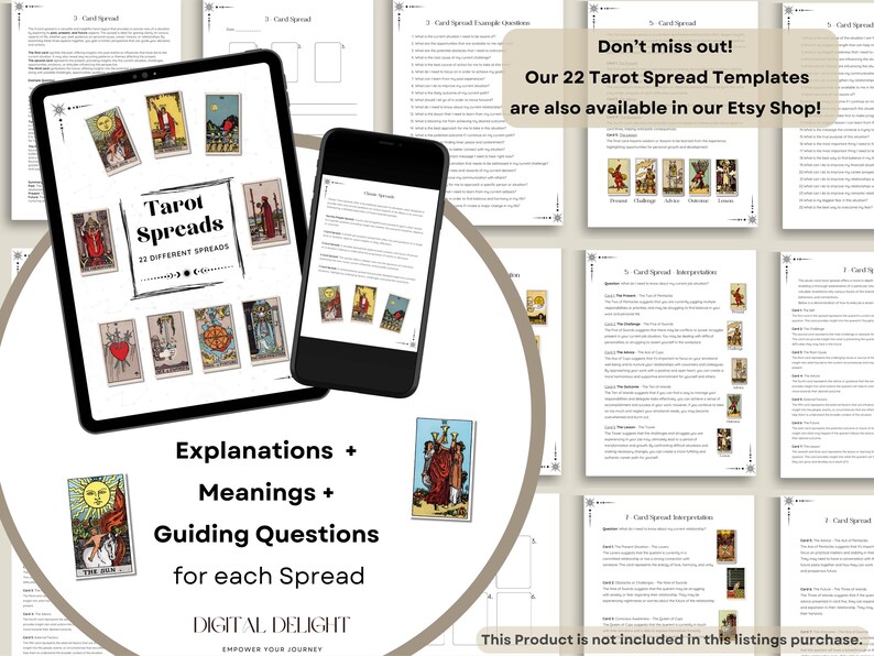 RWS Petite Tarot Card Stickers | 78 Rider Waite Smith Tarot Cards | A4 ...