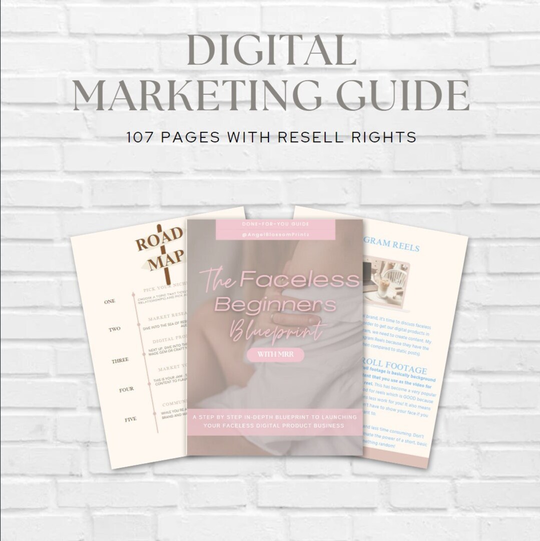 RSR Faceless Digital Marketing Aesthetic 101 Guide, Completed for You ...