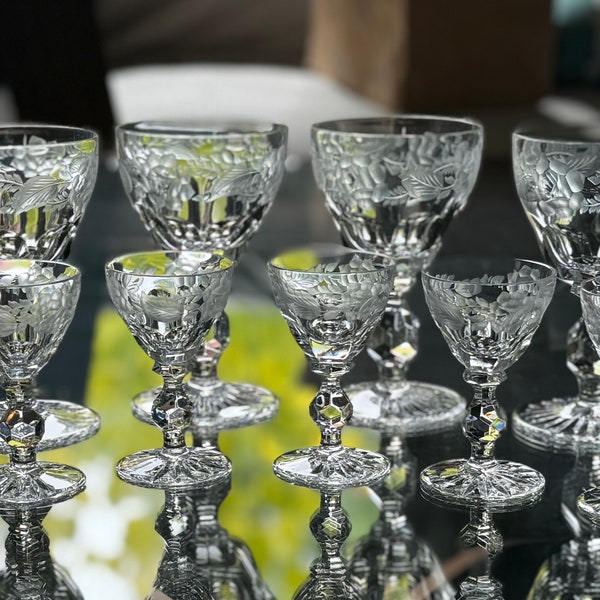 Crystal Stemware - Etsy