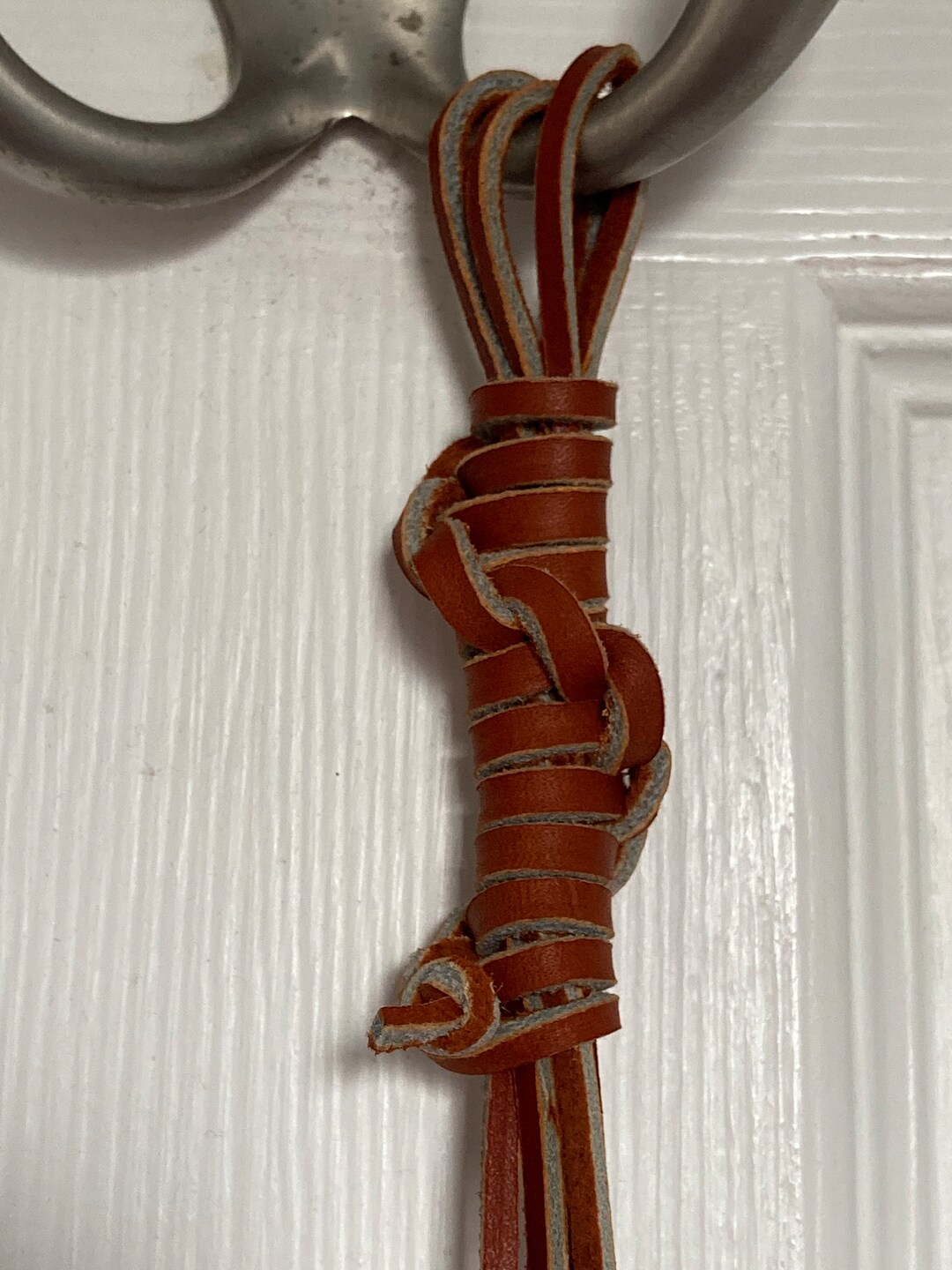 Hand Wrapped Latigo Lace Whip in Rust Brown Coloured Lacing 12 13 ...