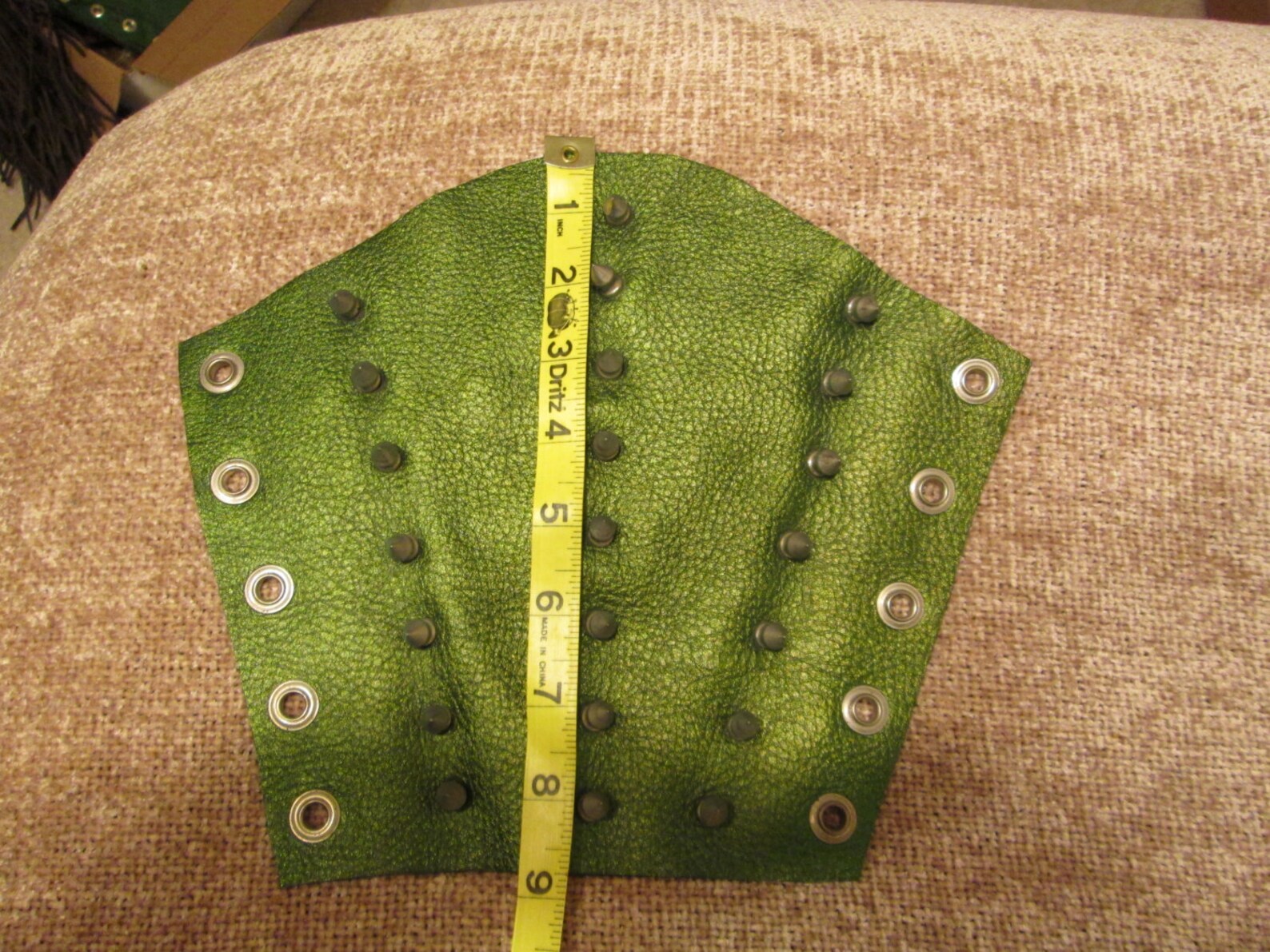 Metallic Green Spiked Bracers Large Pair sold With Lacing | Etsy