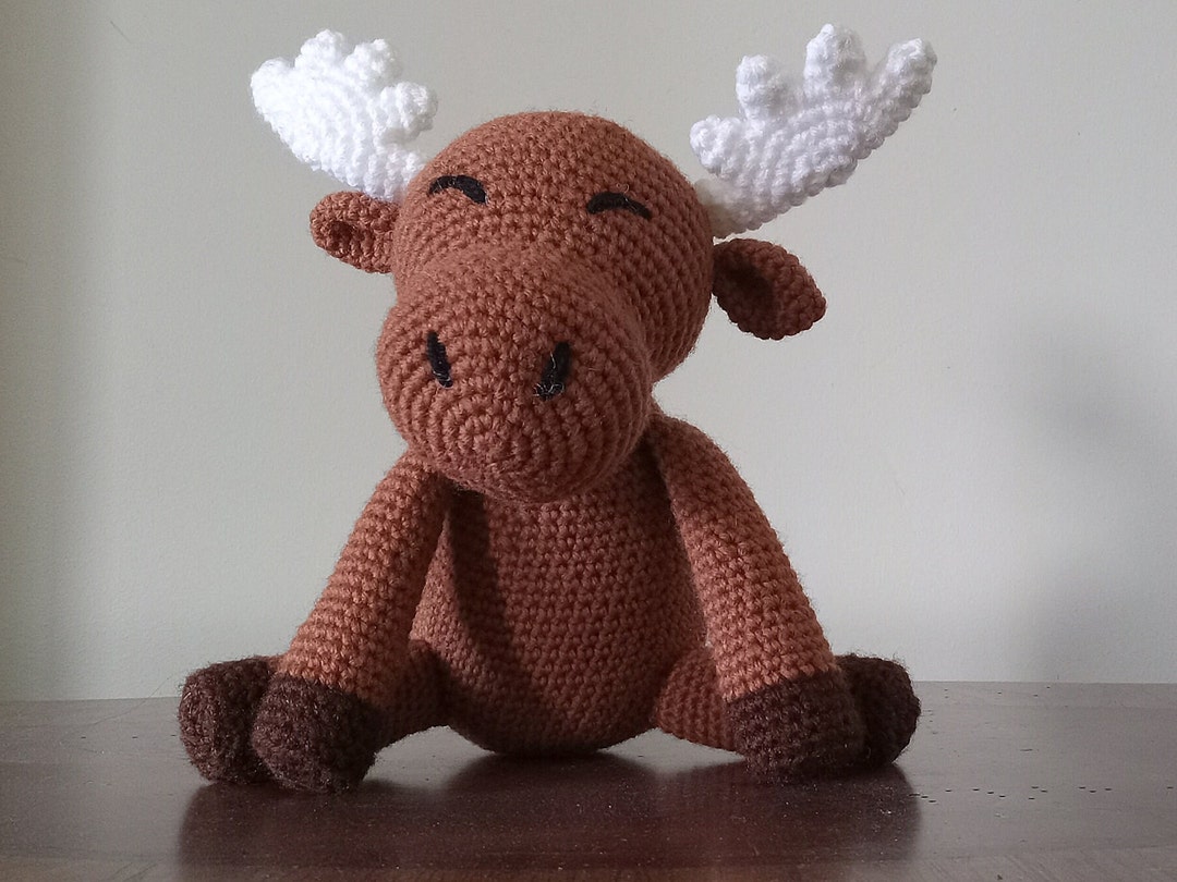 Crochet Moose Pattern | DIY Crochet Moose | Downloadable Crochet PDF ...