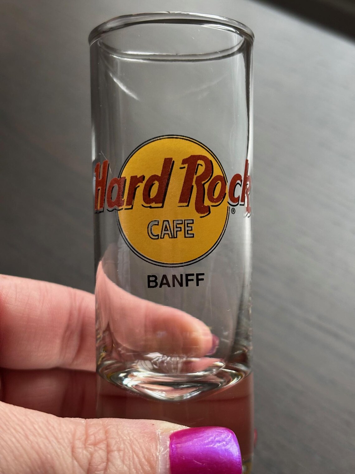 Hard Rock Cafe Tall Shot Glass - Banff, Canada - Etsy