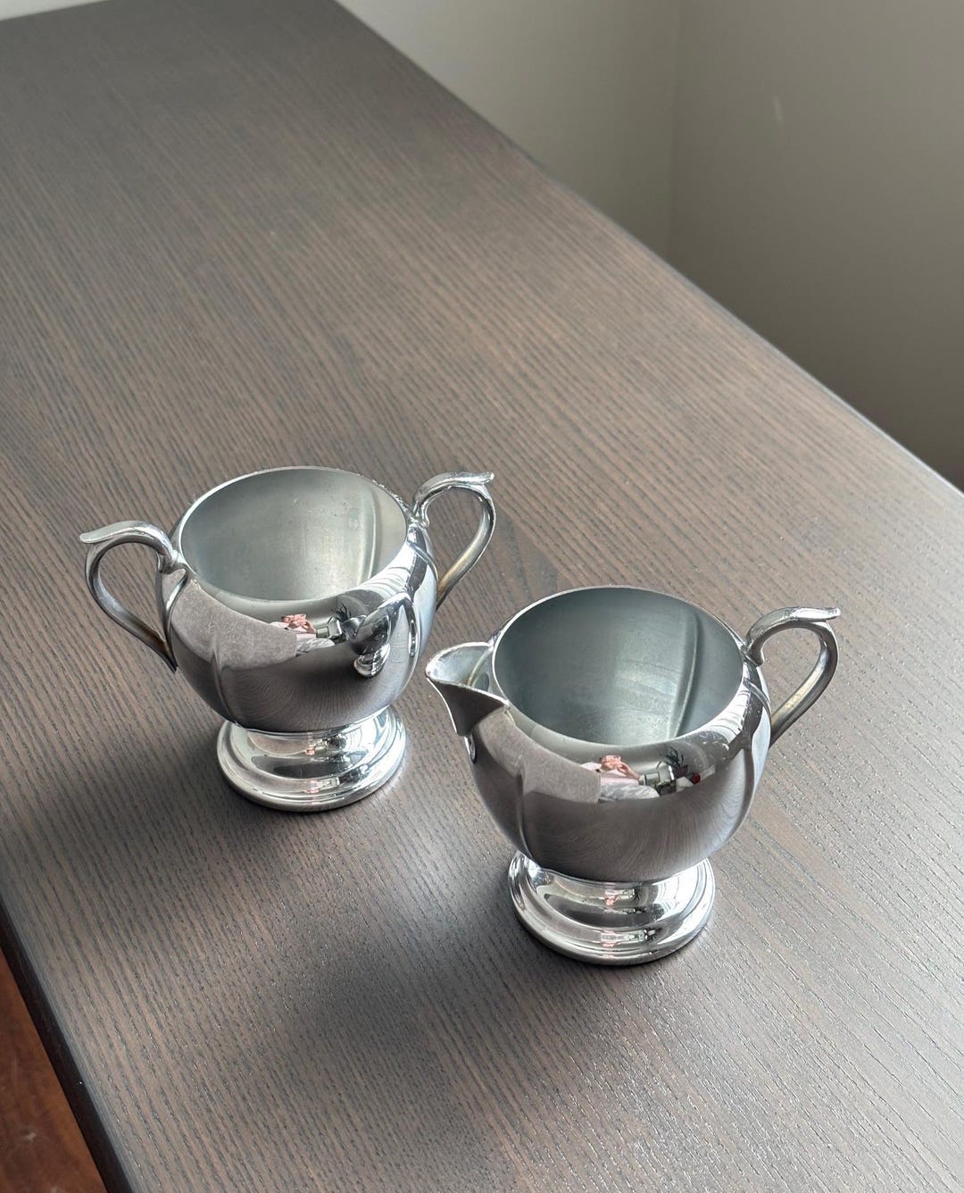 Art Deco Farber Bros Creamer and Sugar Set by Krome Kraft - Etsy