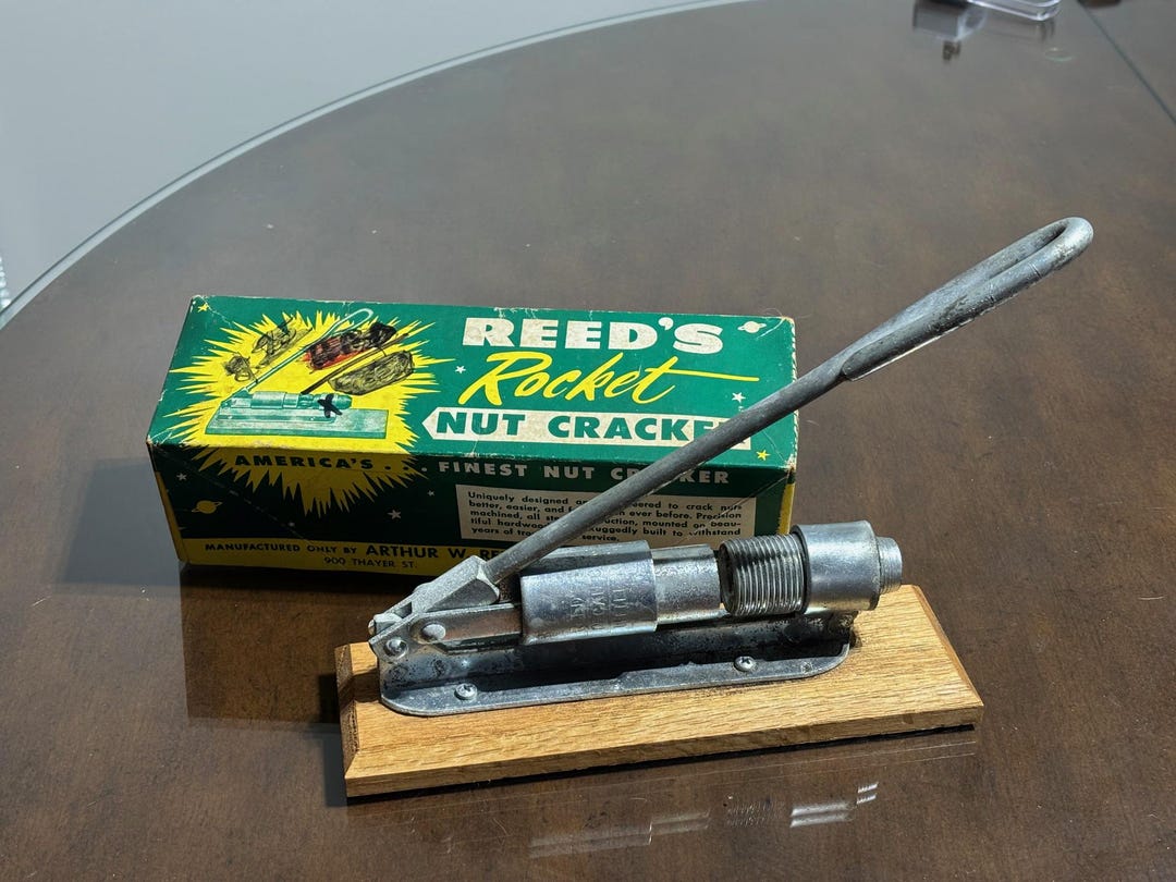 Reed's Rocket Steel Nut Cracker in Original Box - Etsy