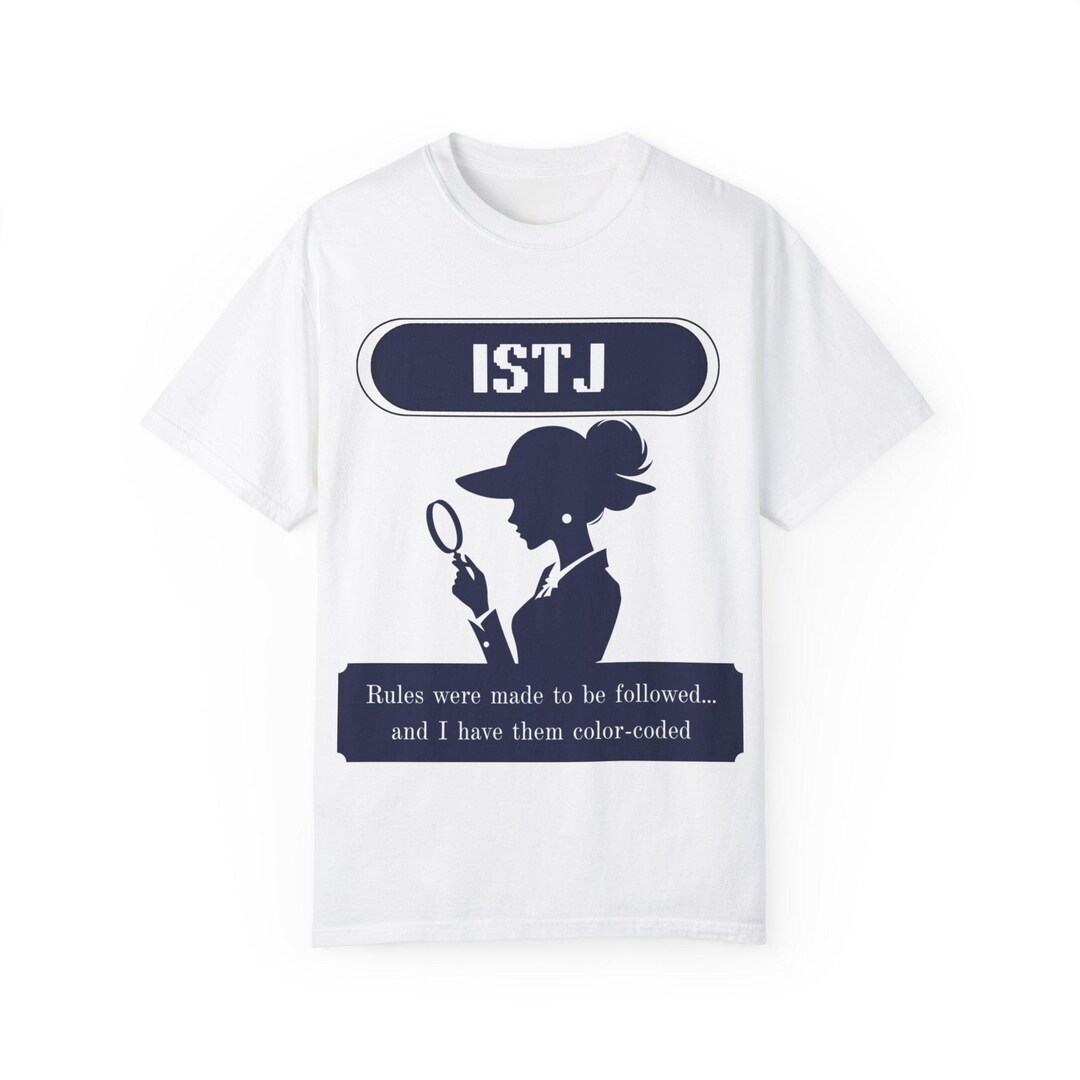 ISTJ Myers Briggs Personality Type (short-sleeve Unisex T-shirt) Funny ...