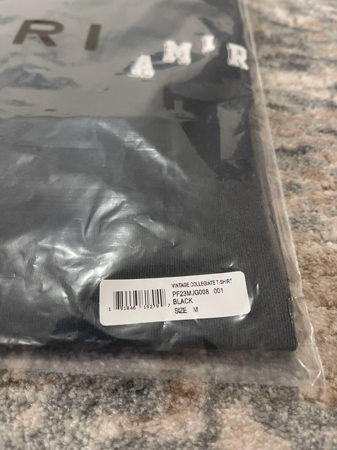 Amiri T-shirt, Letter Print AMIRI Tee, Vintage Amiri Look Logo Shirt ...