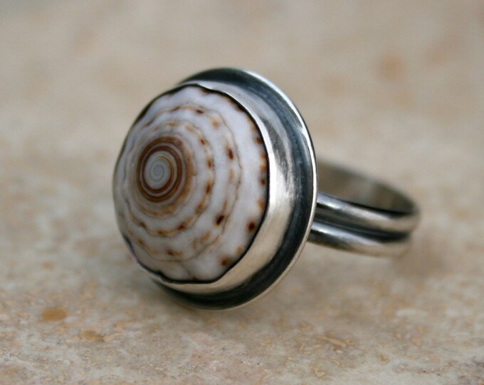 Spiral Shell Ring, Sterling Silver, Maui Hawaii, Hawaiian Jewelry, Sea ...