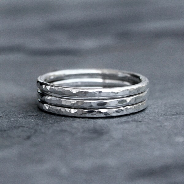 Silver Stacking Ring - Etsy