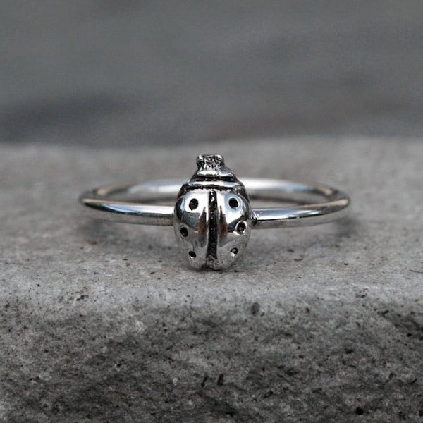 Ladybug Ring - Etsy