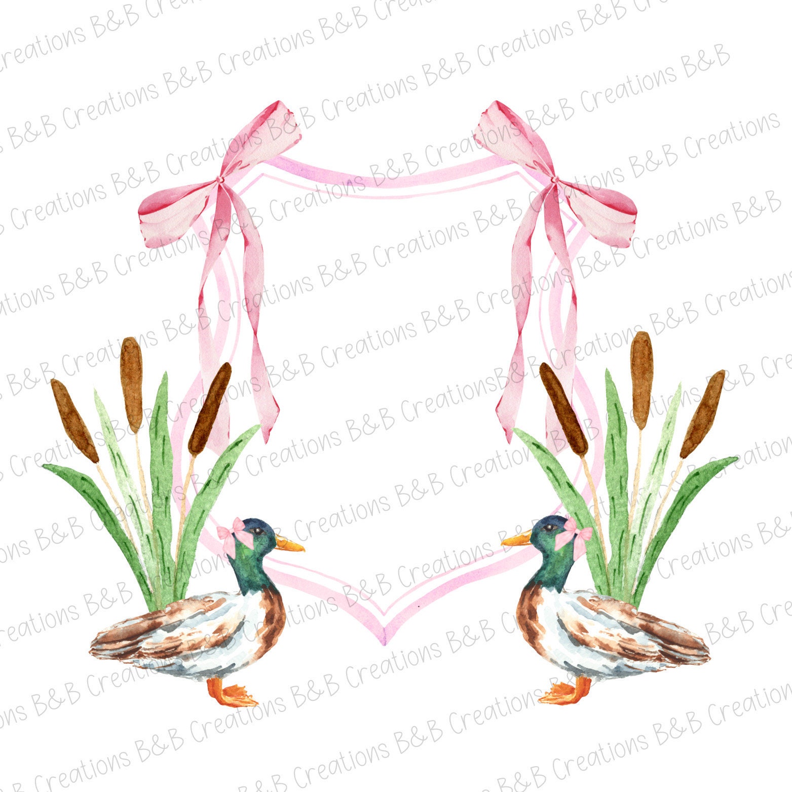 Preppy Pink Crest | Mallard | Grandmillennial | Pink | Girly | Water ...
