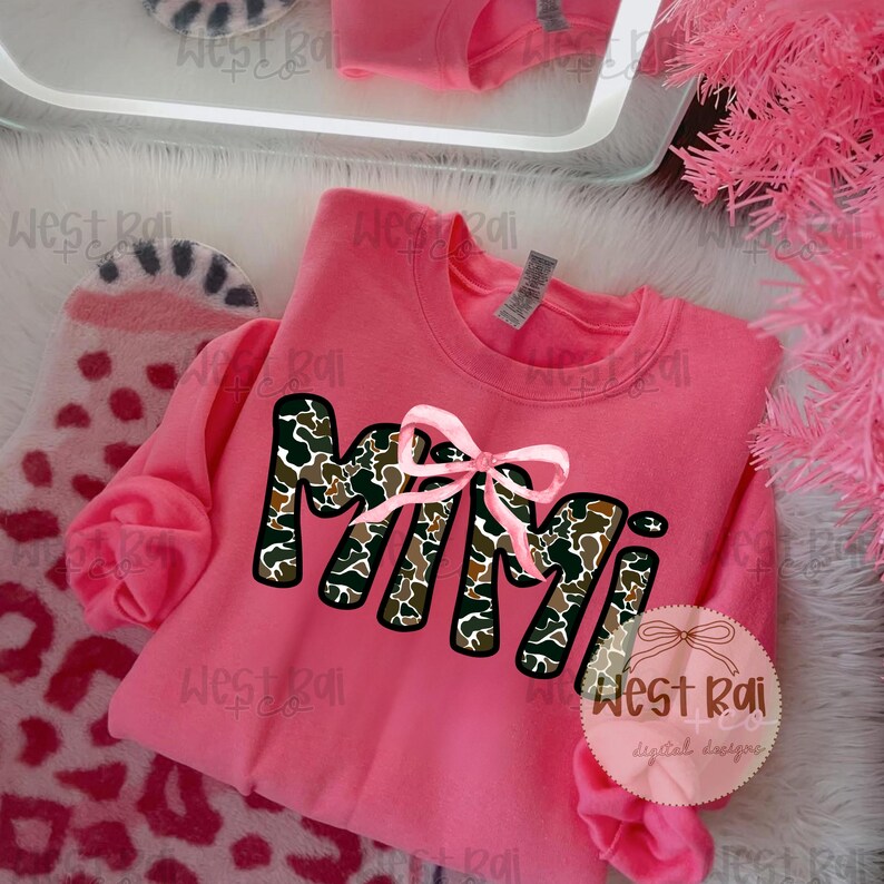 Mimi Camo PNG Retro | PNG | Fall | Country | MIMI | Sublimation | Dtf ...