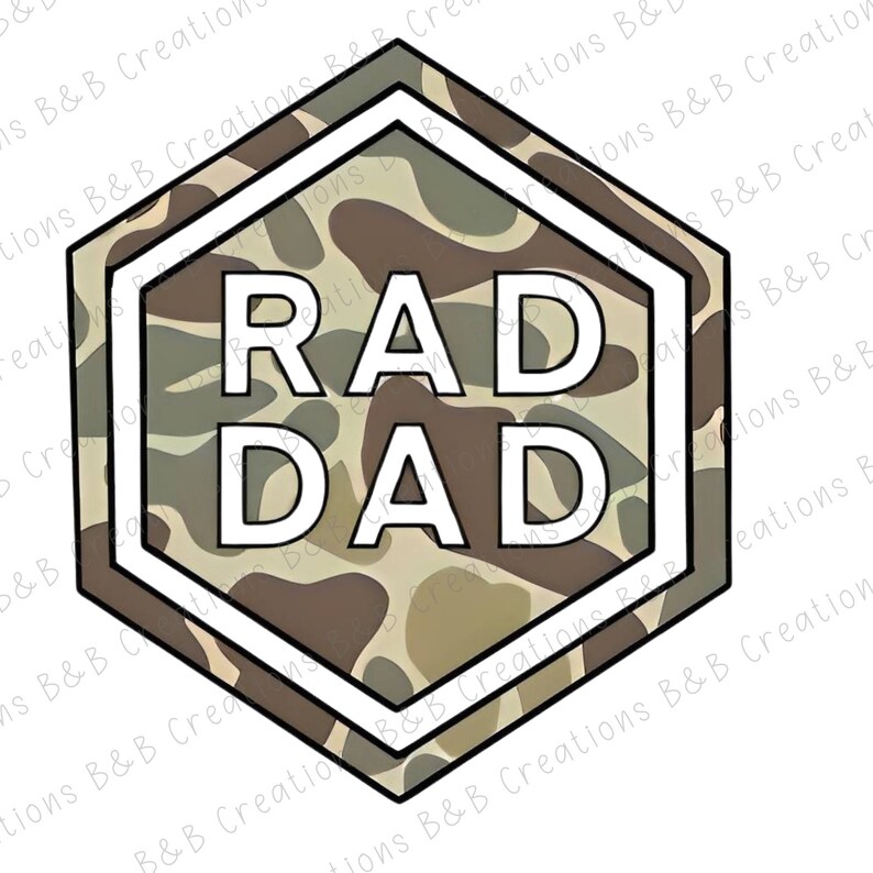 Rad Dad Old Camo | PNG | Hunting | Country | Sublimation | DTF - Etsy