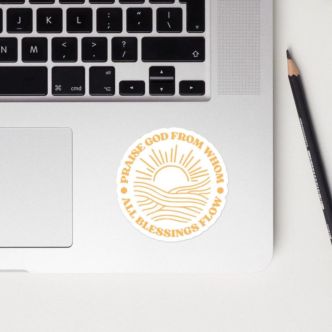 Doxology Praise God Bubble-free Sticker | Christian Sticker | Baptist ...