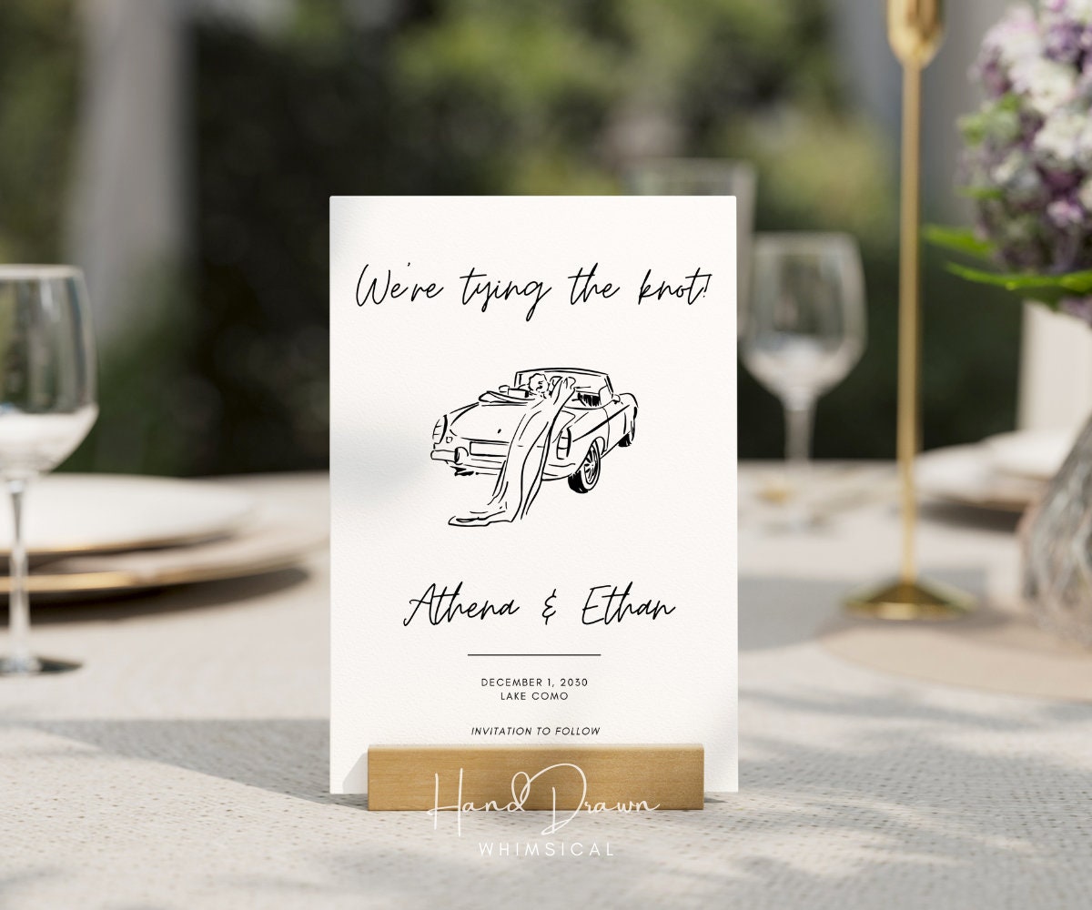 Wedding Car SVG - Whimsical Hand-drawn Wedding SVG & PNG Files - Etsy
