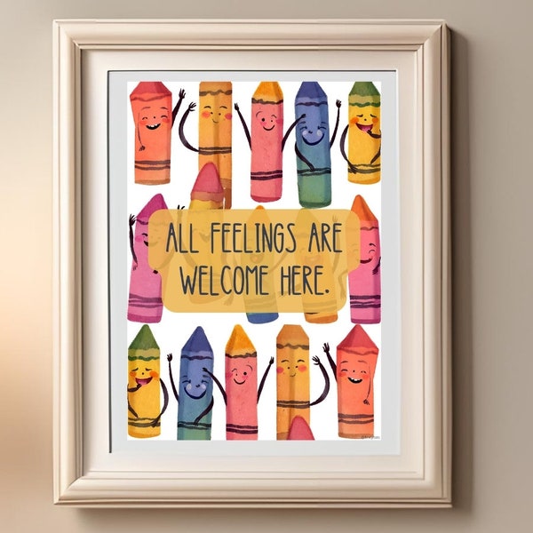 All Feelings Are Welcome - Etsy