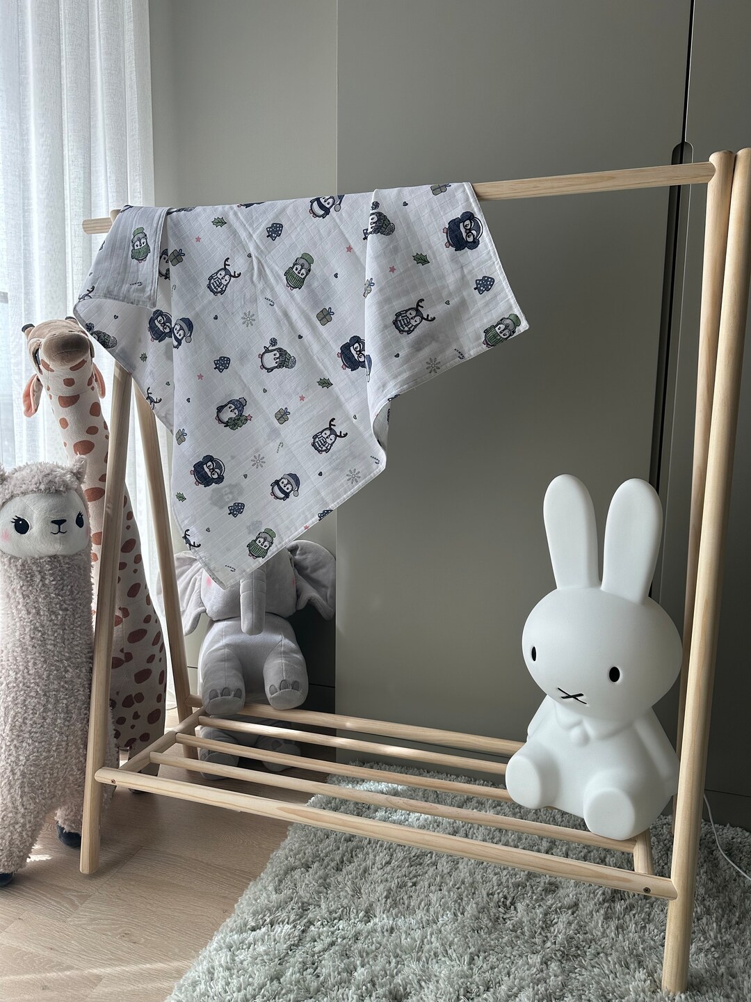 Muslin Baby Set, Organic Muslin Changing Pad, %100 Cotton Newborn Gifts ...