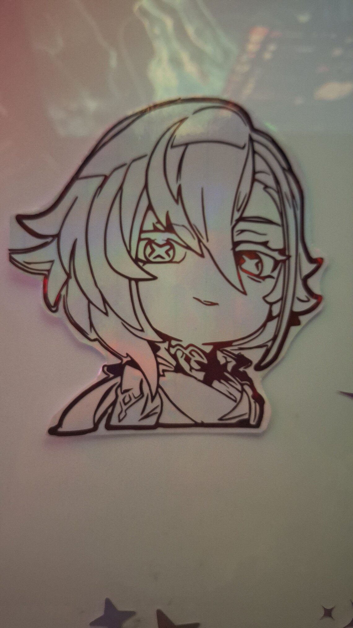 Genshin Impact Arlecchino Window Decal / Sticker / Laptop / Car Sticker ...